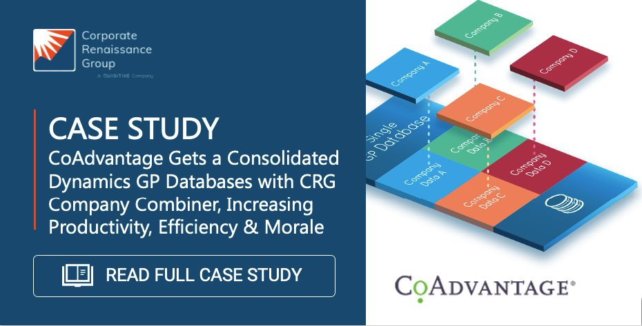CoAdvantage Case Study | Dynamics GP & Company Combiner | CRGroup